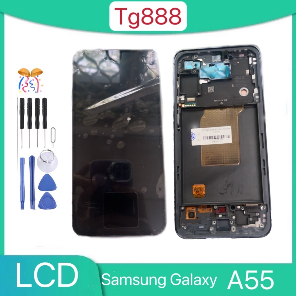 หน้าจอ samsung A55 จอoled LCD Display screen จอ+ทัช อะไหล่มือถือ อะไหล่ ...