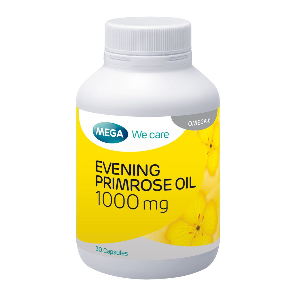 MEGA We care เมก้าวีแคร์ Evening primrose oil 1000 mg (30 's) น้ำมันอีฟ ...