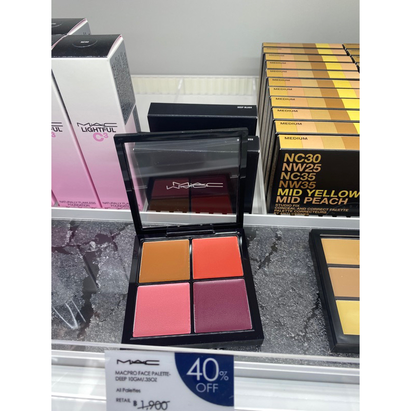 Mac Pro Face Palette Deep ขนาด 10 กรัม (ทาได้ทั้งแก้มและปาก) | Shopee ...