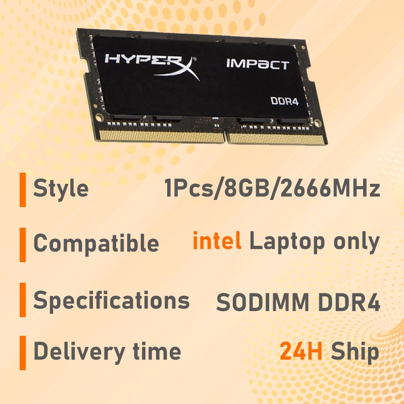 For Intel CPU Only】8GB/16GB Kingston Hyperx Gaming RAM DDR4 2400/2666 ...