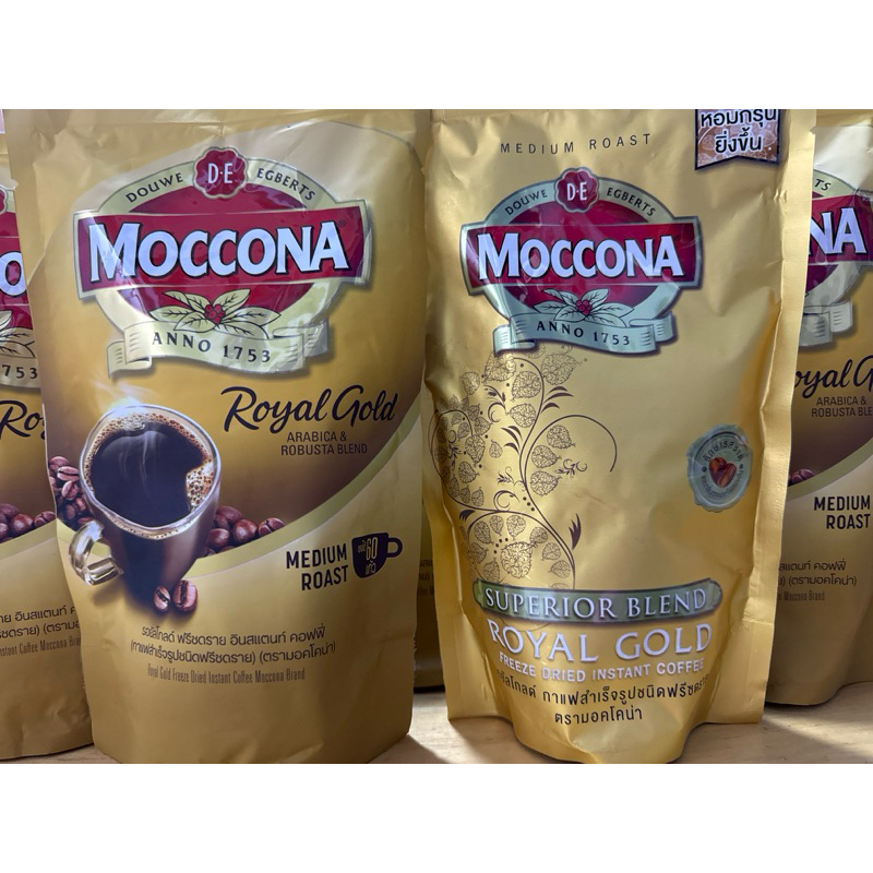 กาแฟ มอคโคน่า Moccona Royal Gold Premium Instant Coffee 120 g. | Shopee ...