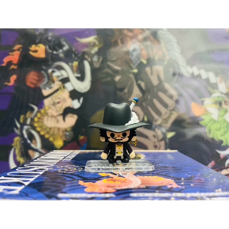 🇯🇵 ของแท้ 💯 กาชาปอง มิฮอว์ค ตาเหยี่ยว Mihawk ฐานใส Gashapon วันพีซ ...