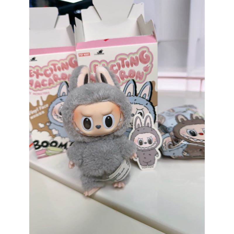 [พร้อมส่ง] ลาบูบู้ Labubu Macaron Collection สี Sesame Bean | Shopee ...