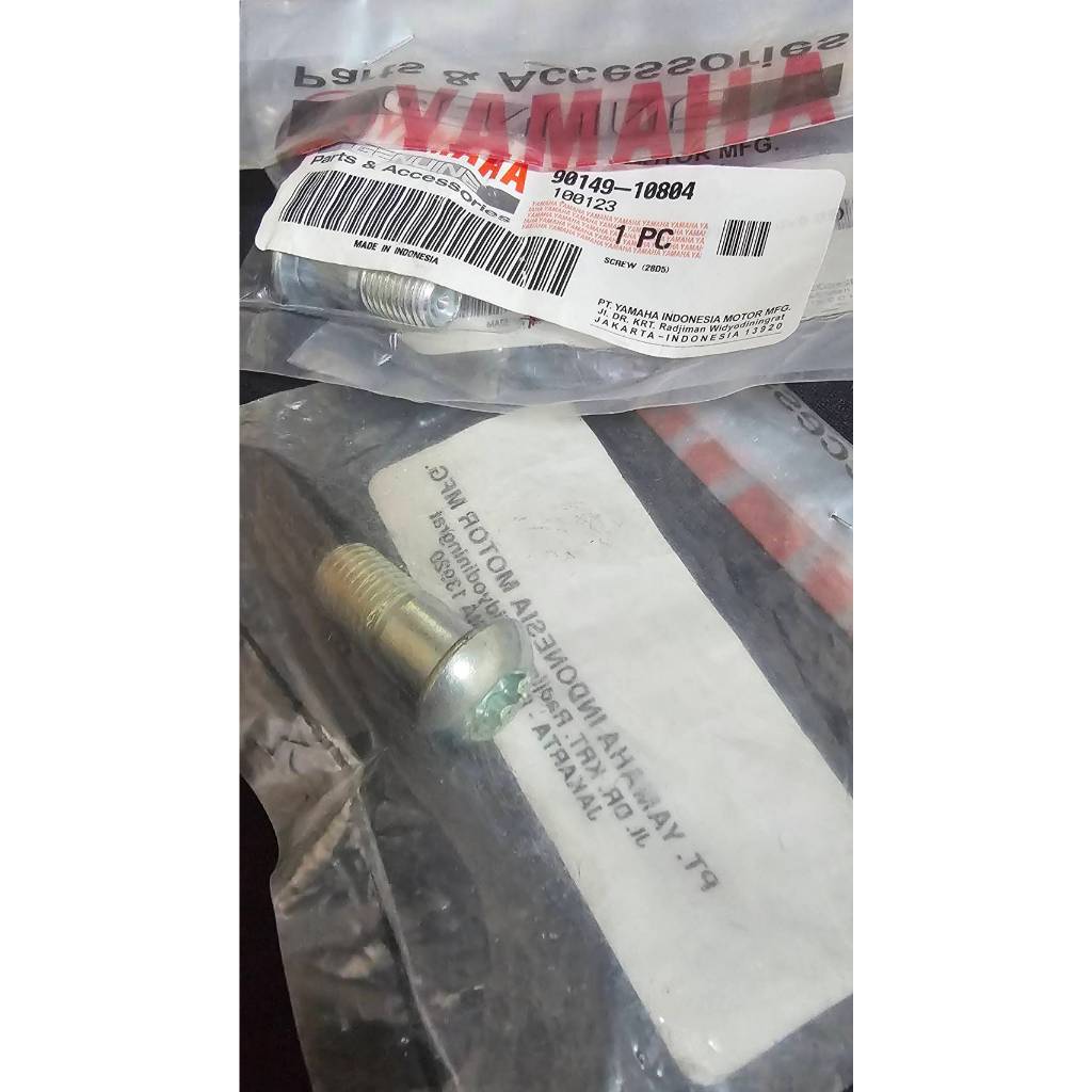 สกรูยึดคาลิปเปอร์ดิสก์หน้า YAMAHA (90149-10804) | Shopee Thailand