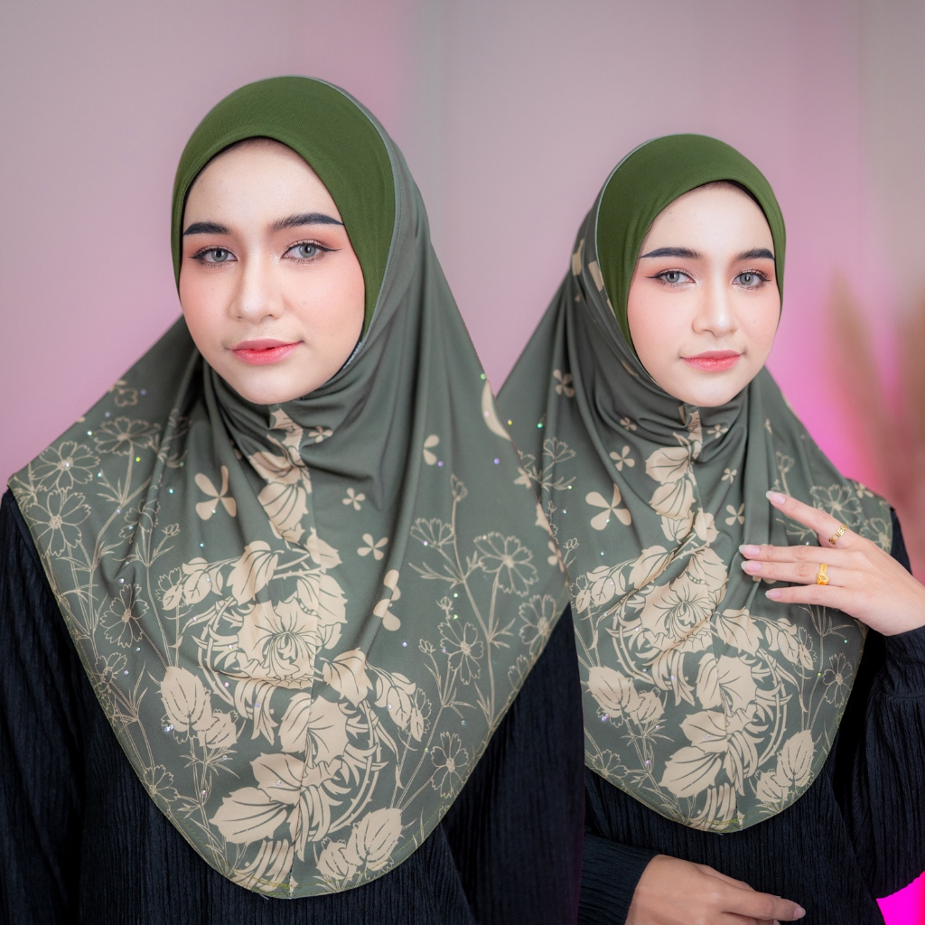 ผ้าคลุมฮิญาบแบบสวมสำเร็จ รุ่น INARM เหมาะสำหรับใส่รายอออกงานอิสลามหรือ ...