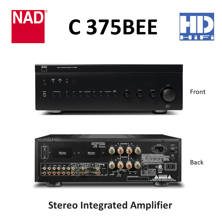 NAD C375BEE Stereo Integrated Amplifier | Shopee Thailand
