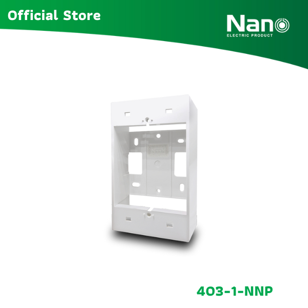 NANO กล่องลอยขอบเหลี่ยม NANO PLUS 2x4x1.5" (50 ชิ้น/กล่อง) รุ่น 403-1-NNP | Shopee Thailand