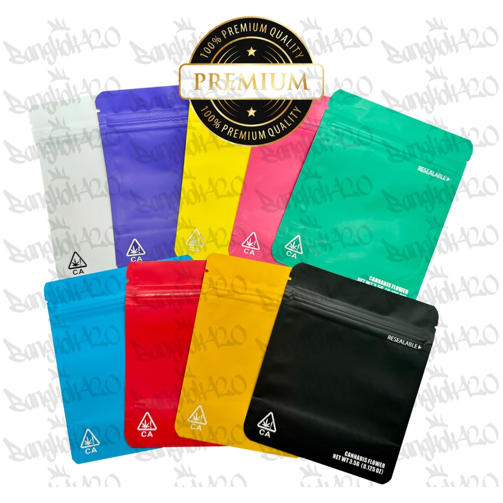 🔥ราคาส่ง🔥ถุงซิป 1 กรัม/3.5 กรัม เก็บกลิ่น กันชื้น คุณภาพสูง Colored ...
