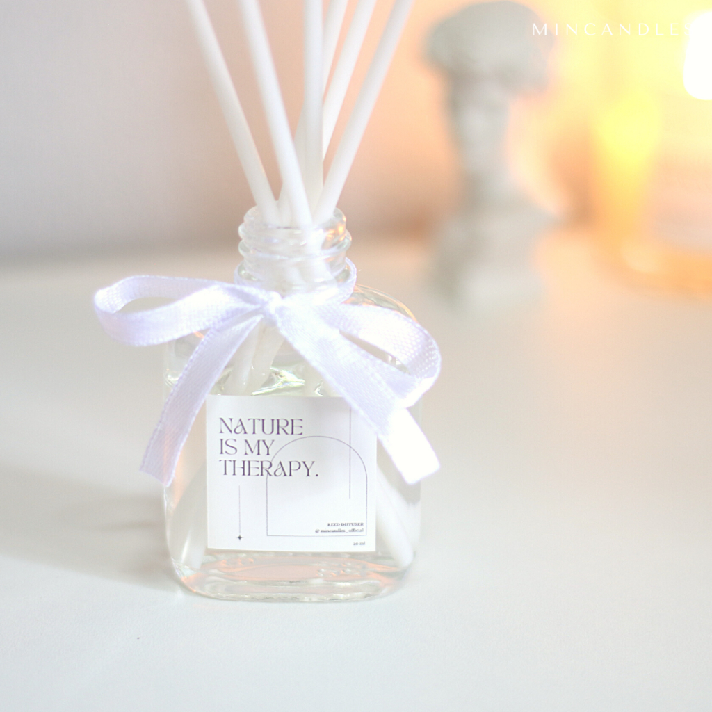 Reed Diffuser ขนาด 30ml ก้านไม้หอมอโรม่า ปรับอากาศ Minimal พร้อมกล่อง ...