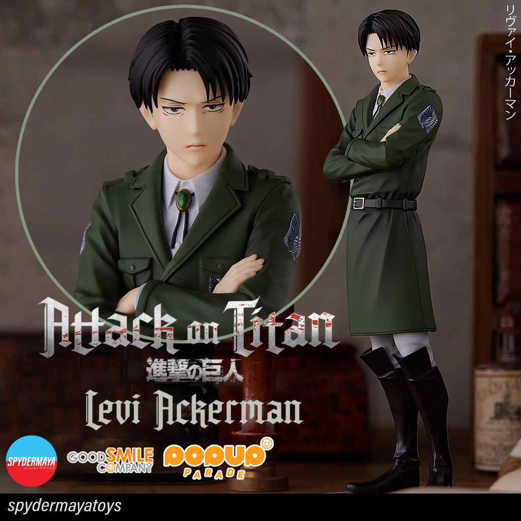 [พร้อมส่ง] POP UP PARADE Levi Ackerman - Attack on Titan - Good Smile Company | Shopee Thailand