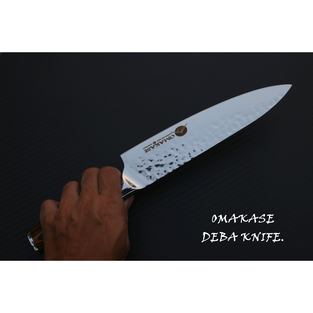 มีดเดบะ OMAKASE No.KM210-C071 Deba Kitchen Knife ของแท้ 100 % ขนาด 13 นิ้ว | Shopee Thailand