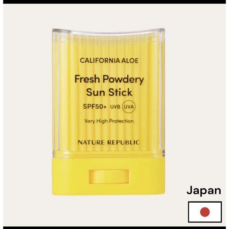 orignal made in japan California aloe fresh powdery sun stick SPF50 ...