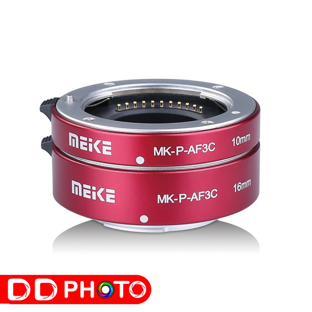 MEIKE AUTOMATIC EXTENSION TUBE SET FOR PANASONIC MICRO 4/3 RED (MK-P ...