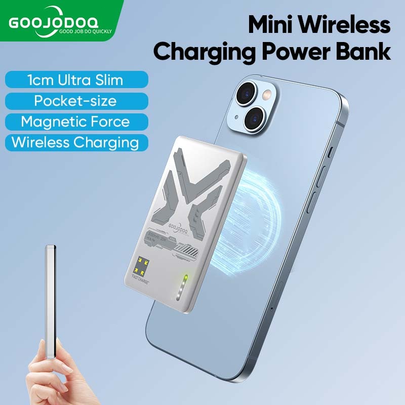 GOOJODOQ Portable Convenient Magnetic Wireless Charger Power Bank for ...