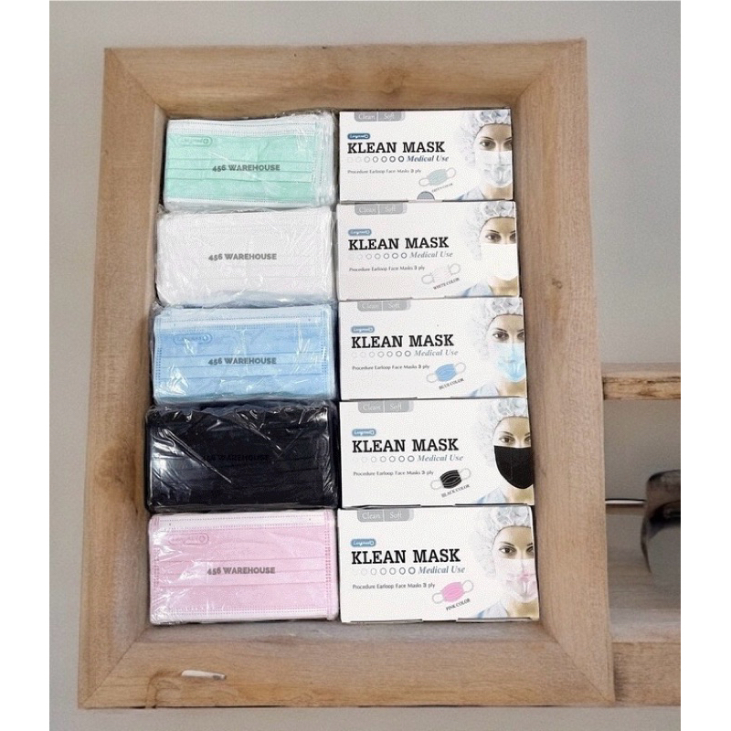 KLEAN MASK สำหรับผู้ใหญ่และเด็ก 💰ราคาถูกมากกก (Longmed) กล่อง 50 ชิ้น ...