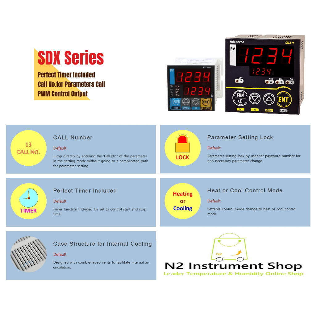 Temp & Process Controller SDX9-UOUMFA (Sanup) | Shopee Thailand