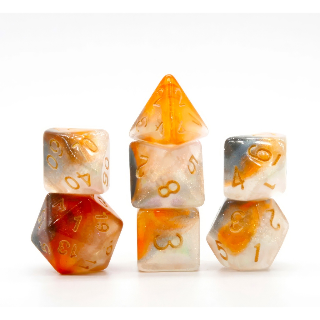 ลูกเต๋า Dice Set of 7 | For DnD D&D MTG RPG TRPG Boardgames เกมกระดาน ...