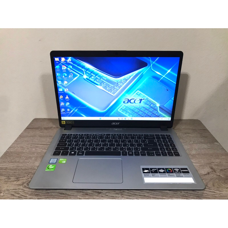 ขาย โน๊ตบุ๊ค Acer Aspire A515-52G intel Core i5-8265U CPU 1.80 GHz RAM 8 GB SSD 128 GB HDD 1TB ...
