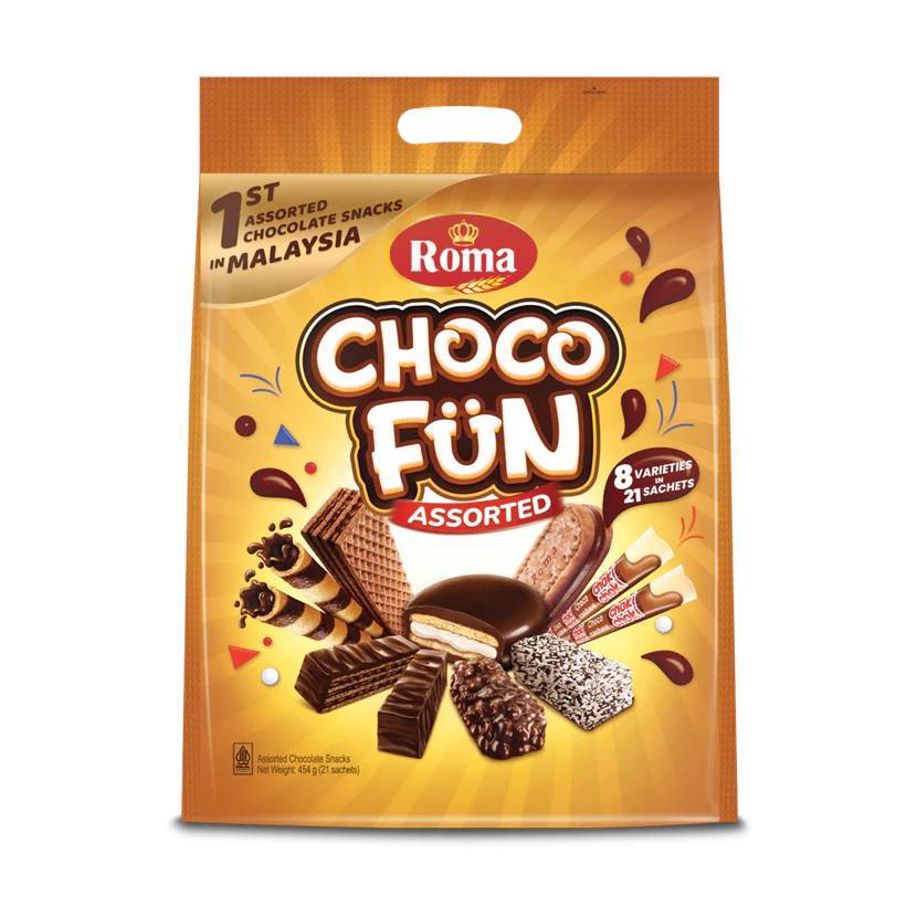 ขนมรวมรส ช็อกโกแลต Roma Assorted Chocolate Fun 454g | Shopee Thailand