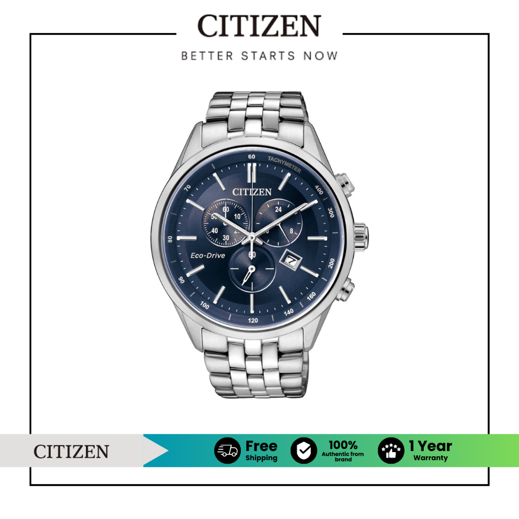CITIZEN Eco-Drive AT2140-55L Chronograph Men's Watch ( นาฬิกาผู้ชาย ...