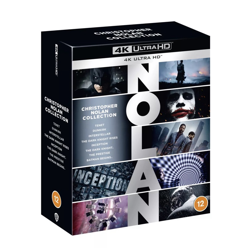 [พร้อมส่ง] Christopher Nolan 8-Film Collection (4K Blu-ray แท้ ...