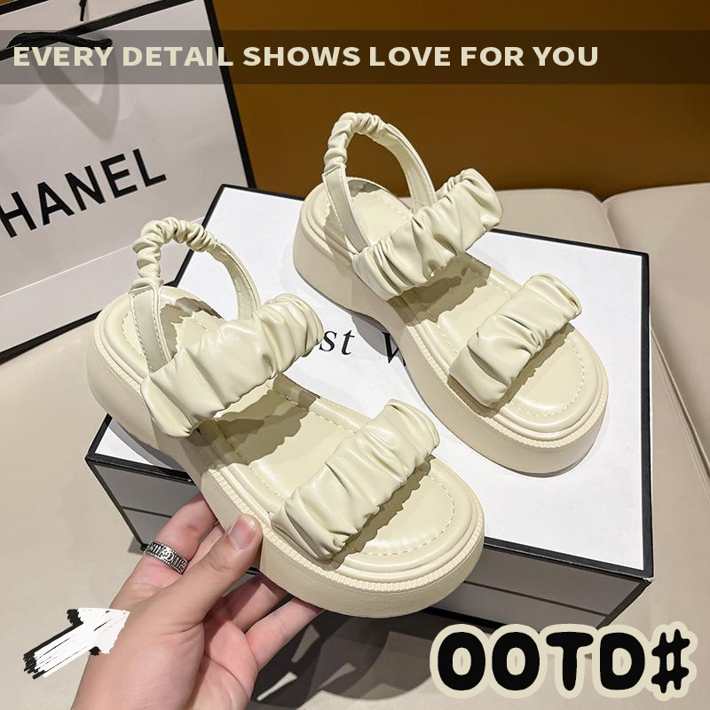 Sukky พร้อมส่ง รองเท้าแตะรัดส้นคุณผู้หญิง ดีไซน์แฟชั่นสวยงามและน่ารัก ...