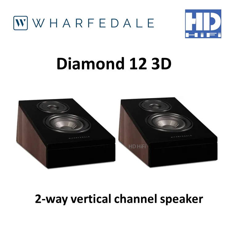 Wharfedale Diamond 12 3D Dolby Enable Speaker Walnut | Shopee Thailand