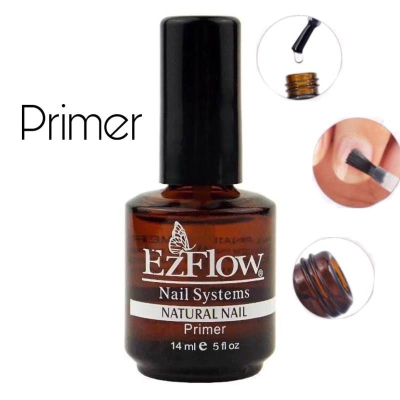 Primer Ezflow ไพเมอร์ น้ำยากันเชื้อรา ไล่ความชื้น กันเชื้อรา น้ำยาปรับสภาพหน้าเล็บ ขนาด 14 ml ...