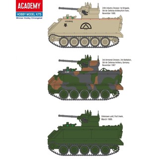 โมเดลรถถัง Academy 13507 M163 Vulcan Air Defense System scale 1/35 ...