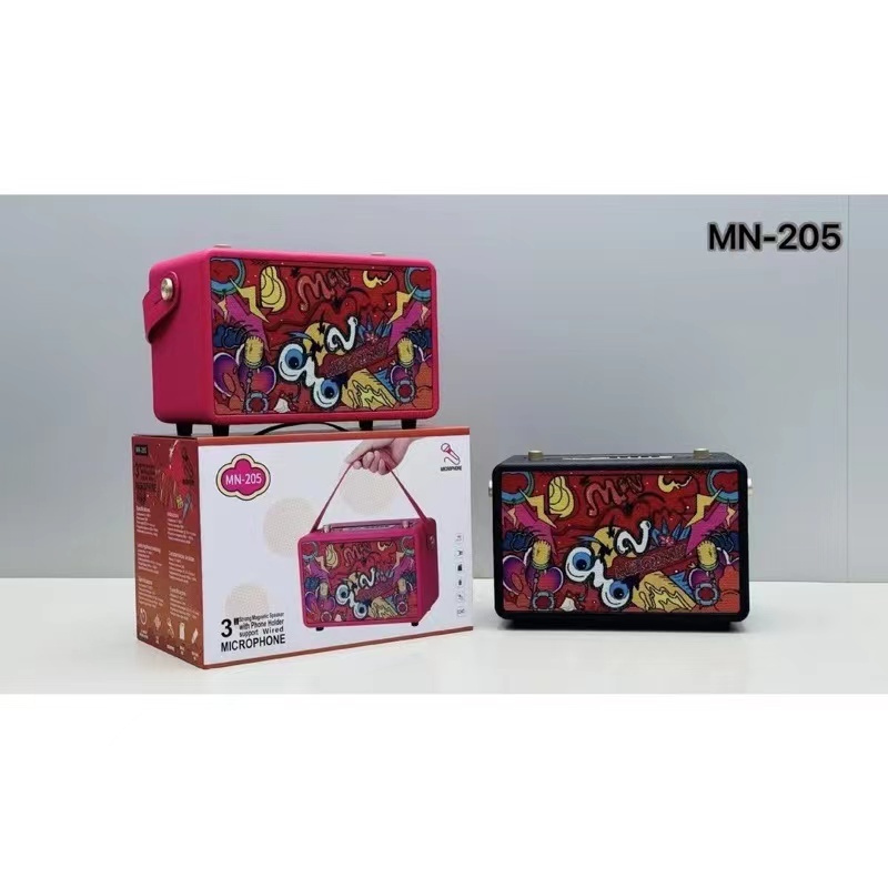 MN-205 ลำโพงบลูทูธแบบพกพา ลำโพงคอมพิวเตอร์ เบสหนัก รองรับ BT/ SD /FT/ USB | Shopee Thailand