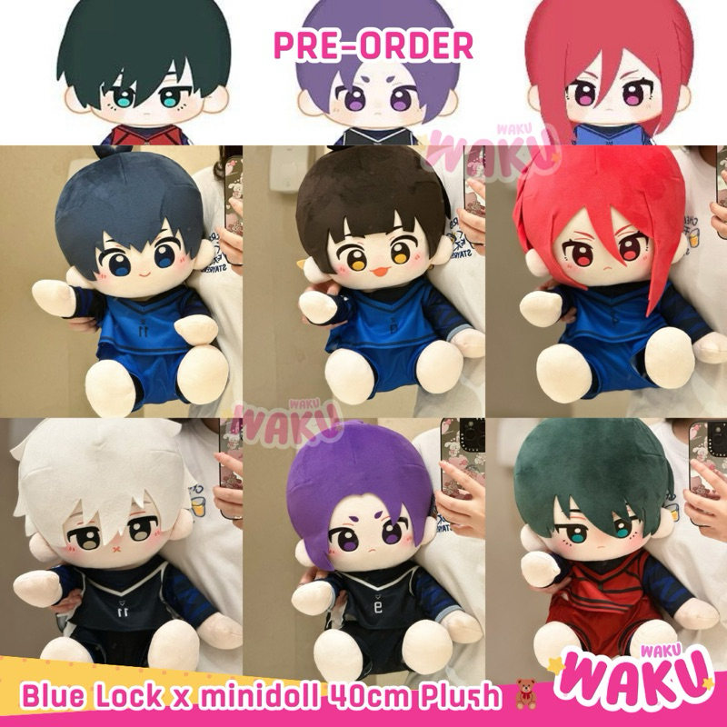 ตุ๊กตา Blue Lock x minidoll sitting plush 40cm บลูล็อค ลิขสิทธิ์แท้ นาง ...