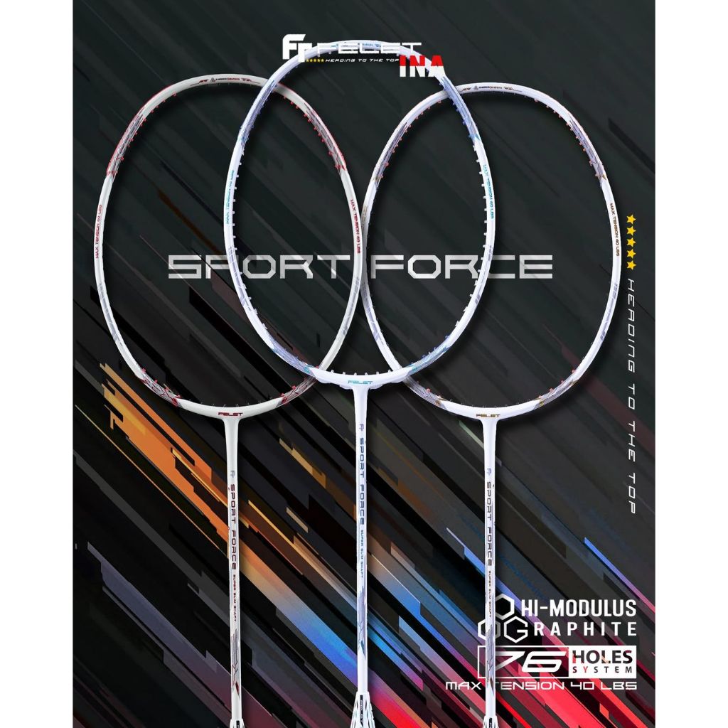 Felet Sport Force White Edition (4U/G1) ไม้แบดมินตัน (สินค้าลิขสิทธิ์ ...