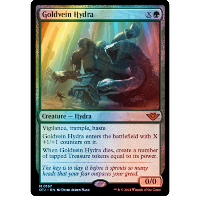 Outlaws of Thunder Junction Foil: Goldvein Hydra | Shopee Thailand Outlaws of Thunder Junction Foil: Goldvein Hydra | Shopee Thailand