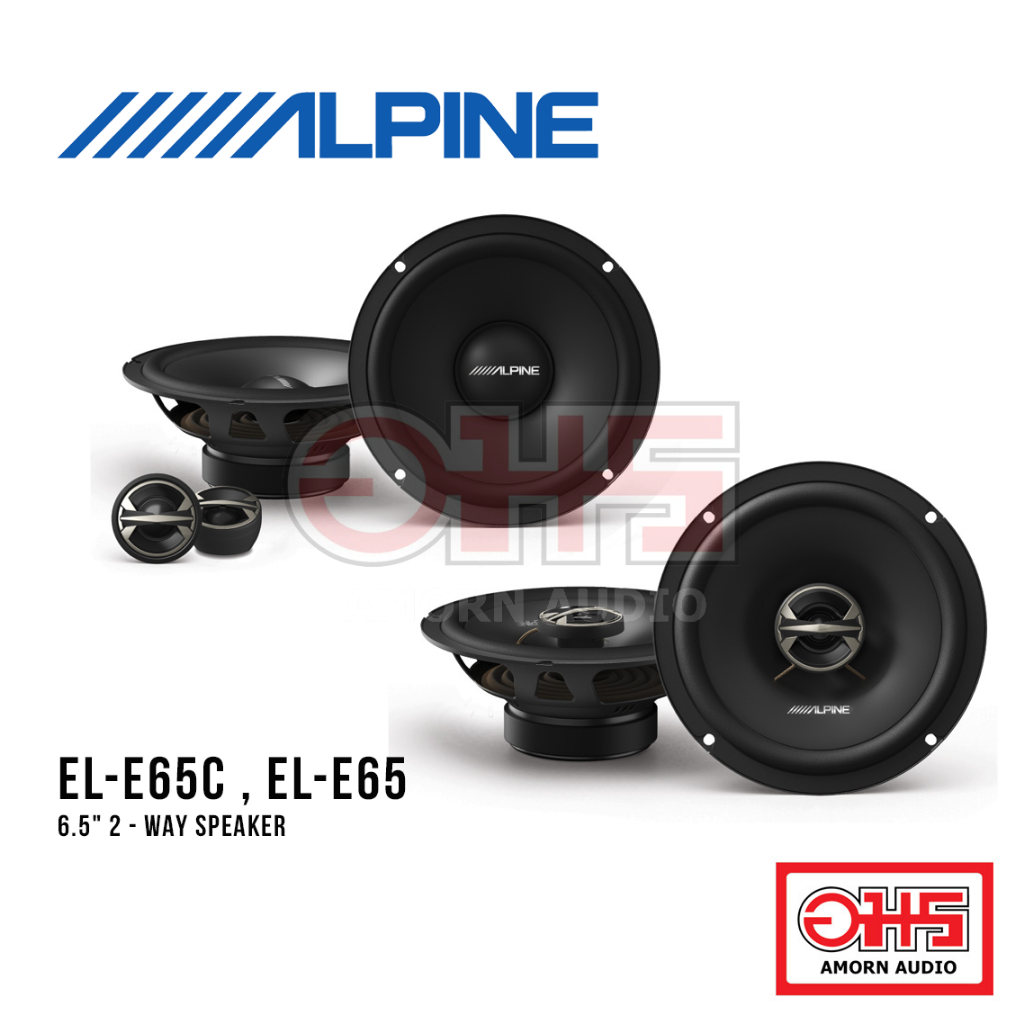 ALPINE EL-E65C + EL-E65 6.5" 2 - WAY SPEAKER / AMORN AUDIO | Shopee Thailand