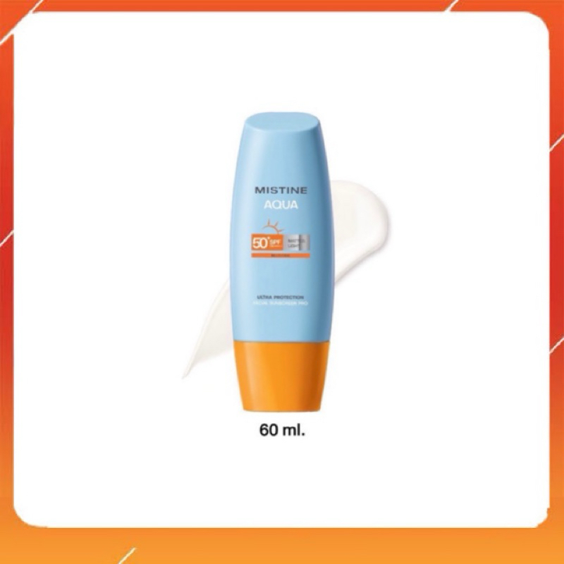 มิสทิน 60mlครีมกันแดดผลิต11-10-2022exp11-10-2025 Mistine Aqua Base Sun UV SPF 50 PA++++ | Shopee ...