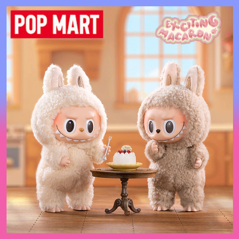 100% Genuine POP MART ลาบูบู้ LABUBU Macaron Vinyl Blind Box กล่องใหม่ ...