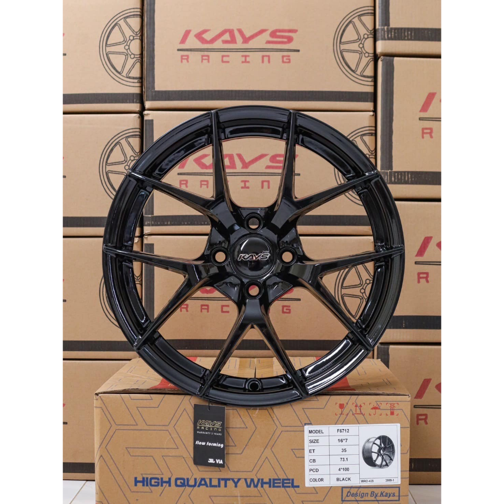 ล้อ ก้างปลา (งานKAYS) 16*7 ET35. PCD 4/100 | Shopee Thailand