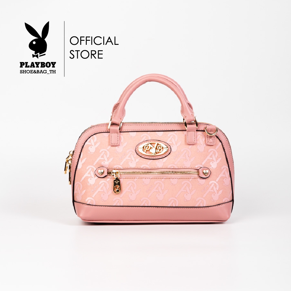 Playboy :PB LOVER กระเป๋าสะพายข้างผู้หญิงลิขสิทธิ์แท้ รหัส ST-B242PB566 กระเป๋าไนลอนทรงโดมสกรีน ...