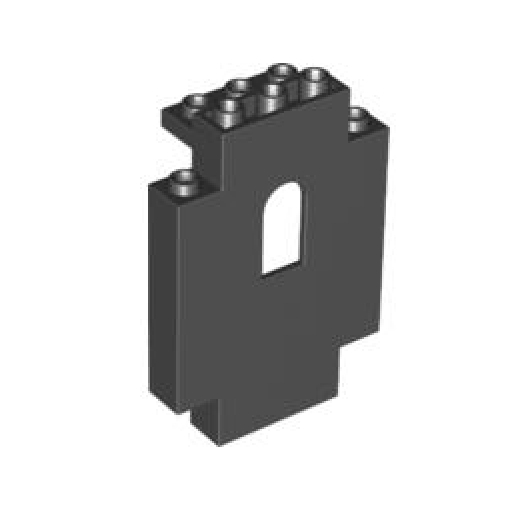 Lego part (ชิ้นส่วนเลโก้) No.4444 Panel 2 x 5 x 6 Wall with Window ...