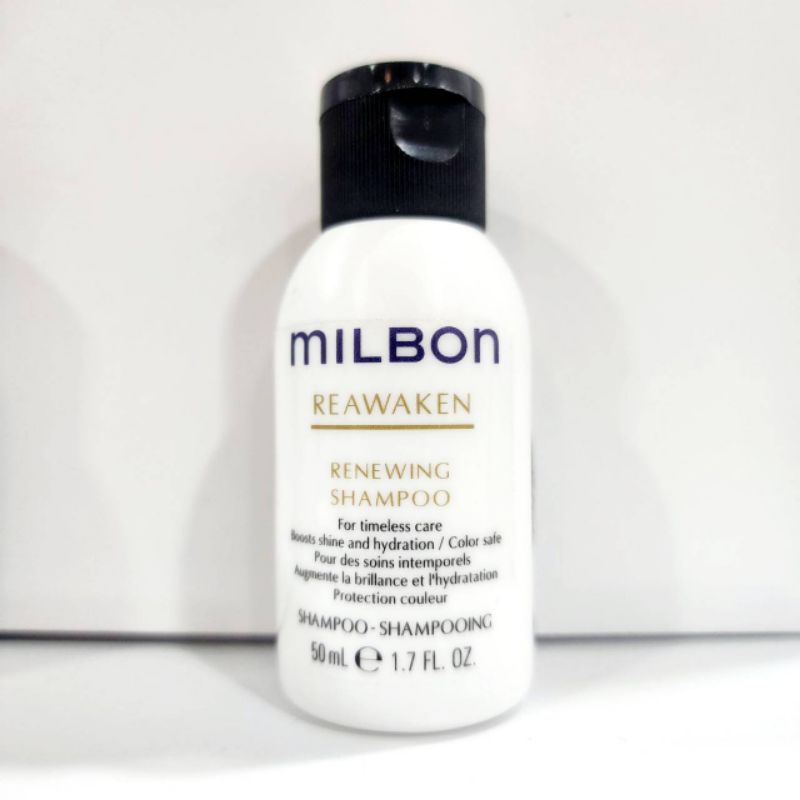 Milbon Reawaken 50ml Renewing Shampoo แชมพูลดการพันกัน ชี้ฟู และคงความชุ่มชื้นเส้นผม เงางาม ...