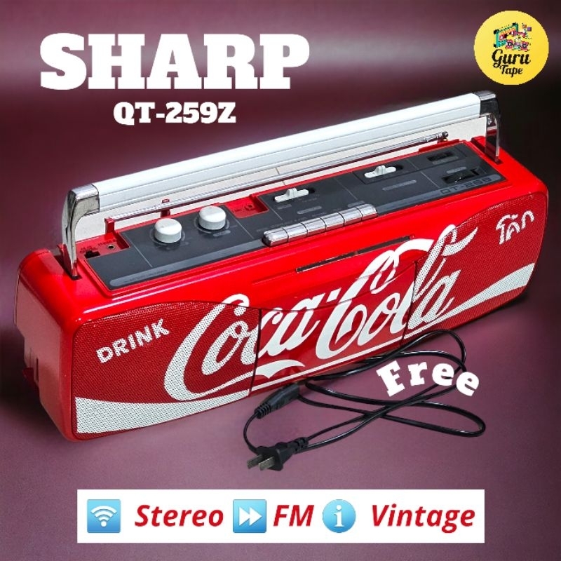 เครื่องเล่นเทปคาสเซ็ท SHARP QT-259Z | Shopee Thailand