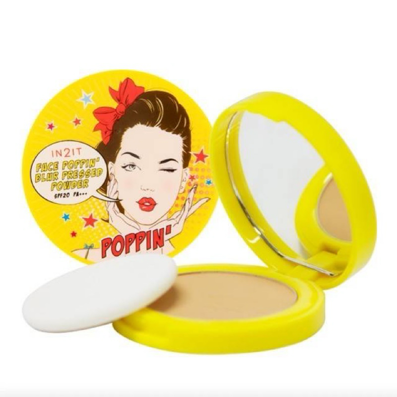 ของแท้ ️Exp.2026 IN2IT Face Poppin' Blur Pressed Powder SPF20 PA+++ แป้ ...