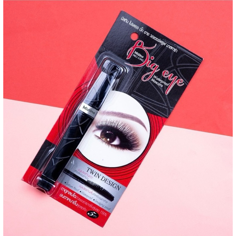 มาสคาร่า มิสทีน โปรลอง Mistine Prolong Big Eye Mascara | Shopee Thailand