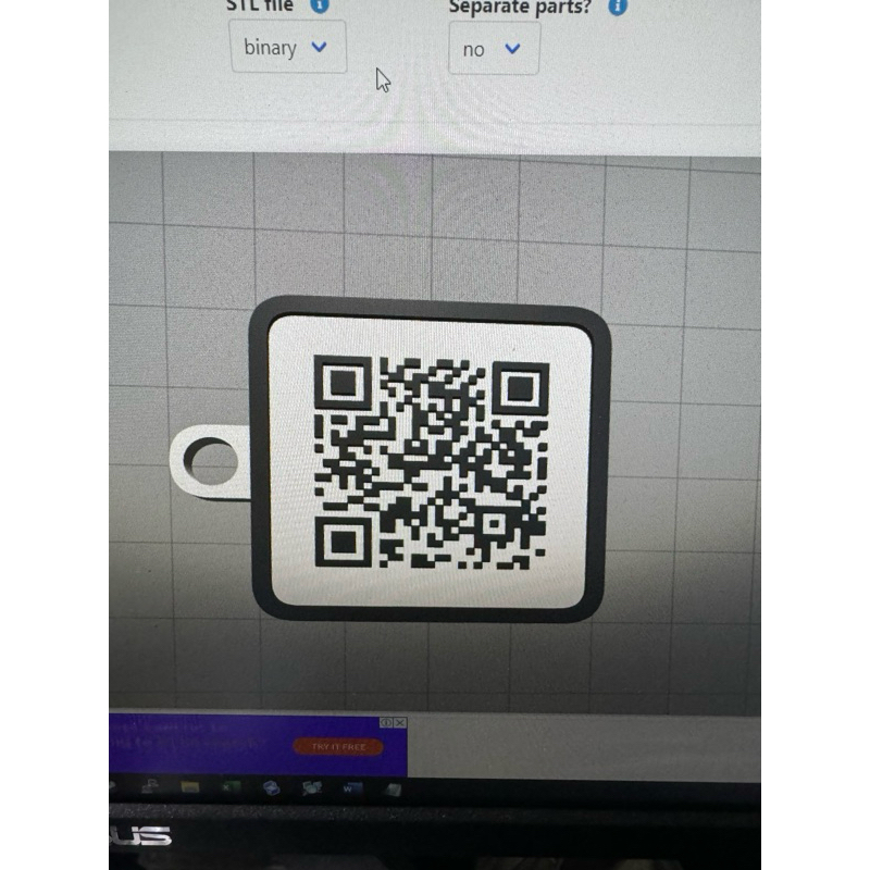QRCode ตามสั่ง / Spotify ใส่ NFC ได้ มีหูใส่พวงกุญแจ | Shopee Thailand