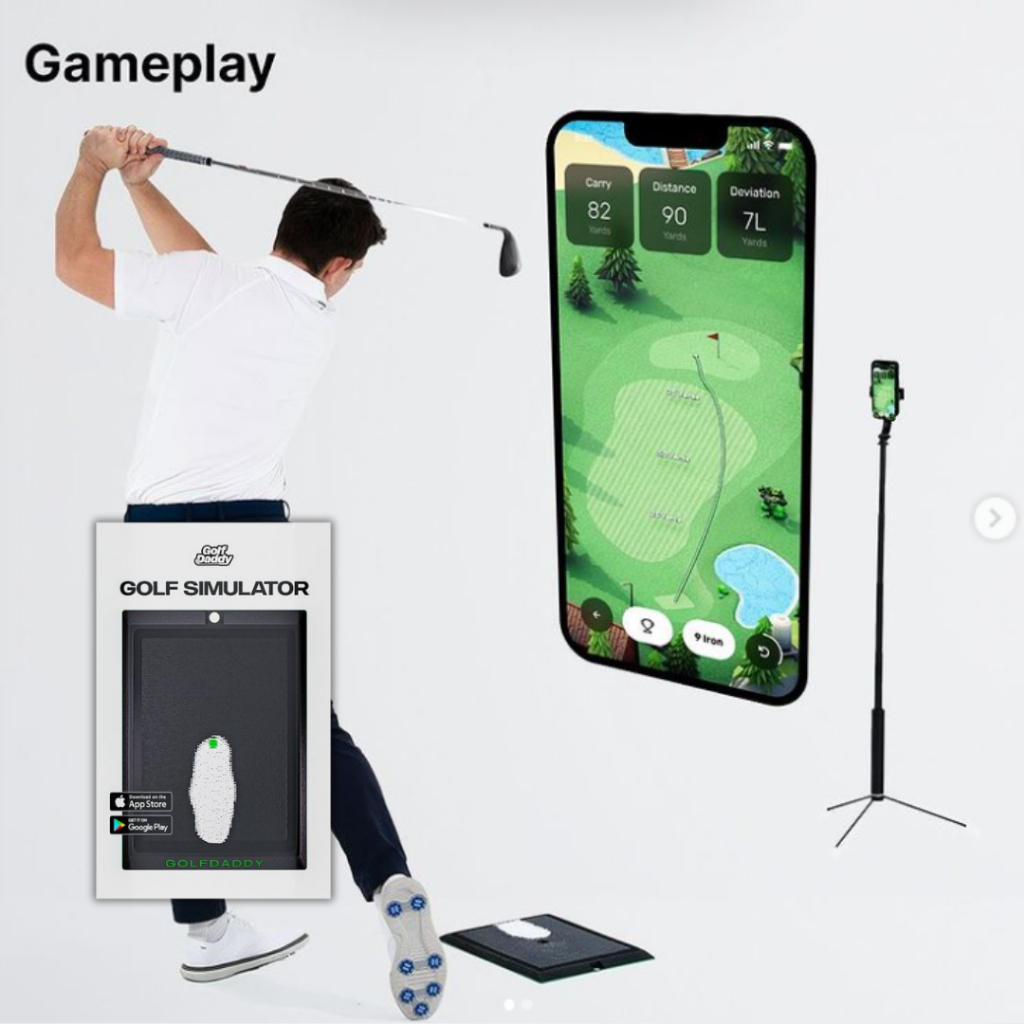 Golf Daddy Simulator อุปกรณ์จำลองกอล์ฟ ผ่าน application รองรับระบบ ios ...