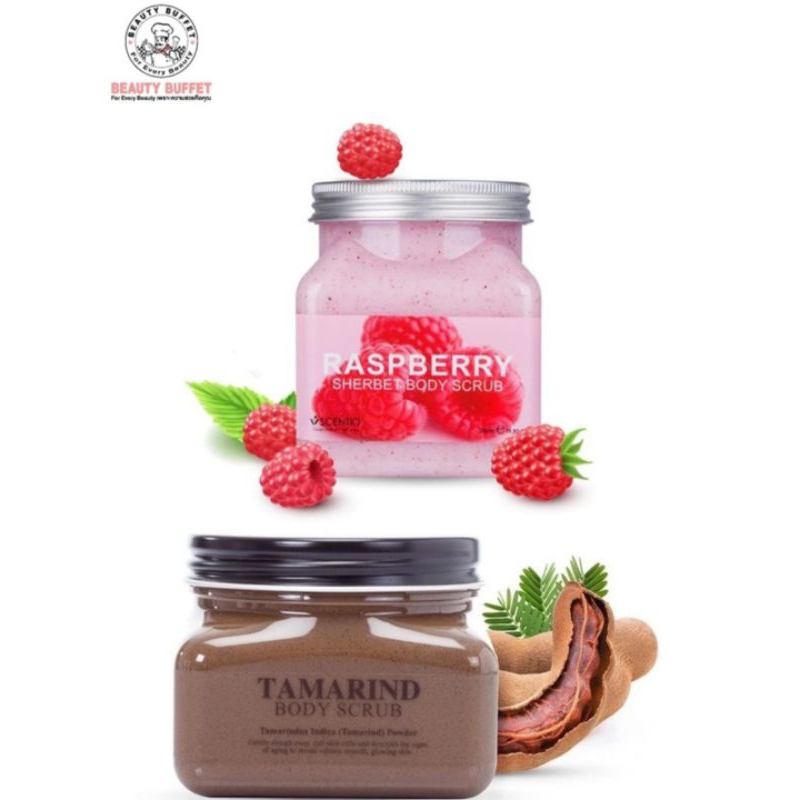 เกลือขัดผิว BEAUTY BUFFET SCENTIO VERY THAI TAMARIND Raspberry (ของแท้ ...