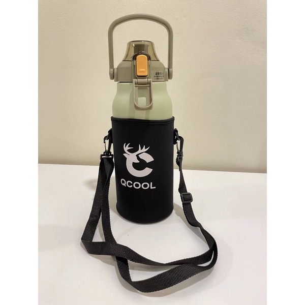 GS398 ลด15% สูงสุด20.- QCOOL กระเป๋า+สายสะพาย ไซต์ขวดน้ำใหญ่ 18Oz, 36Oz[1000ml], 64Oz[1700ml ...