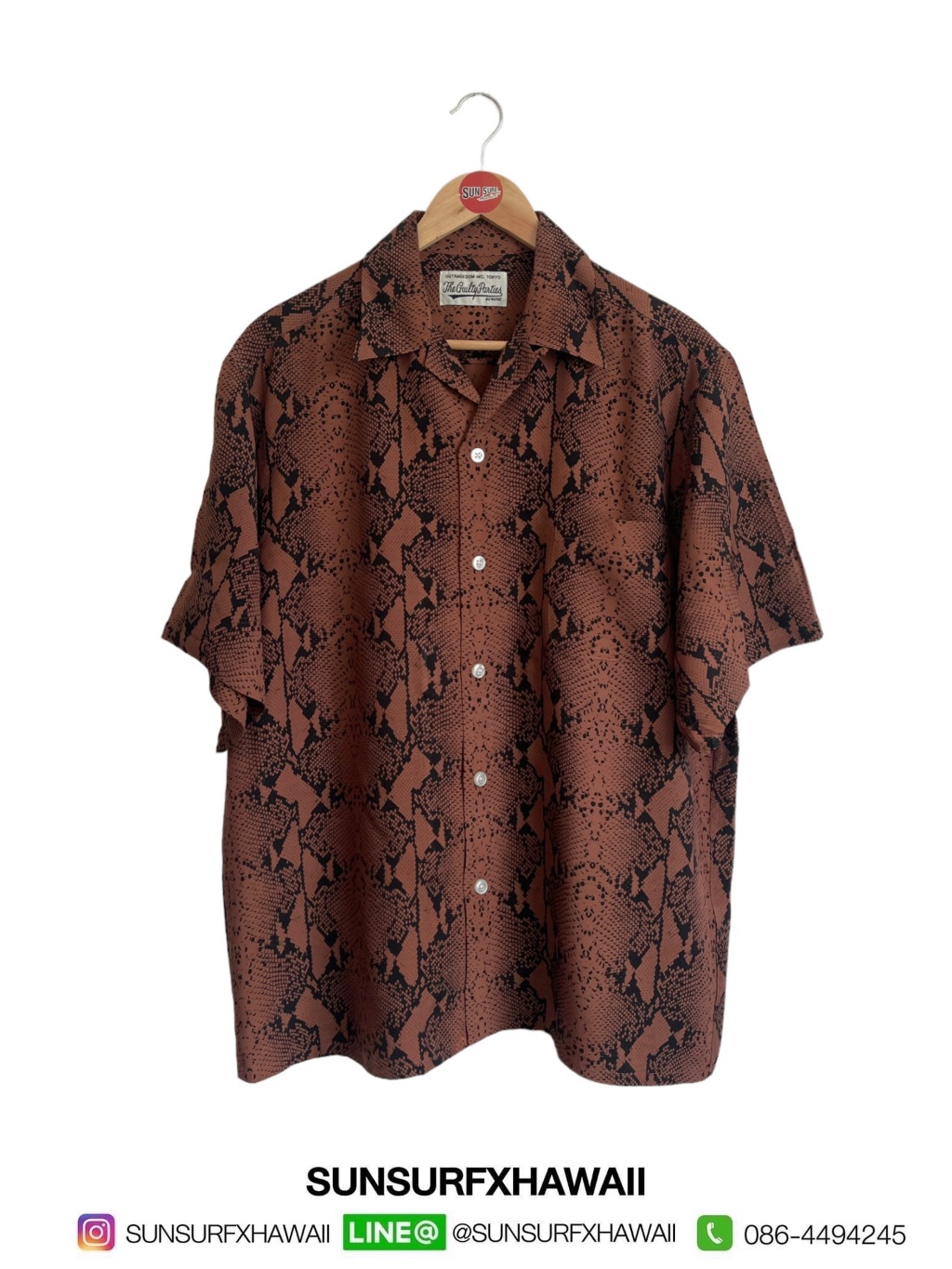 WACKO MARIA HAWAIIAN 2022SS "PYTHON" | Shopee Thailand