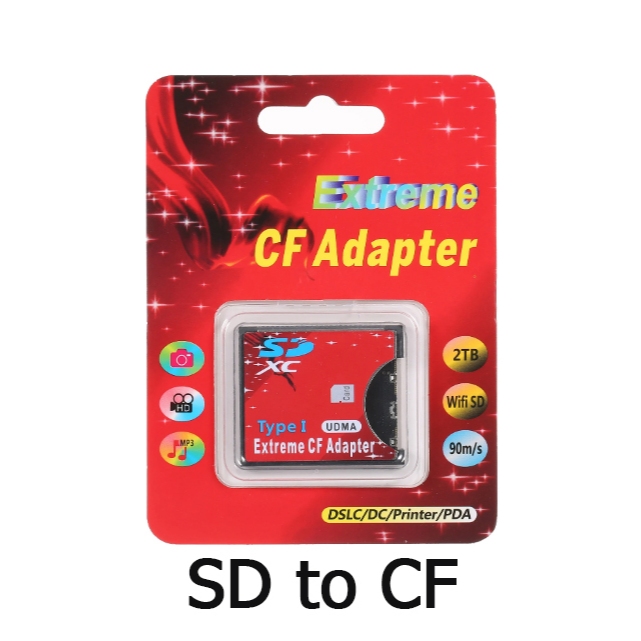 ส่งจากไทย CF Adapter SD Card to CF Card / Micro SD เป็น CF Compact ...