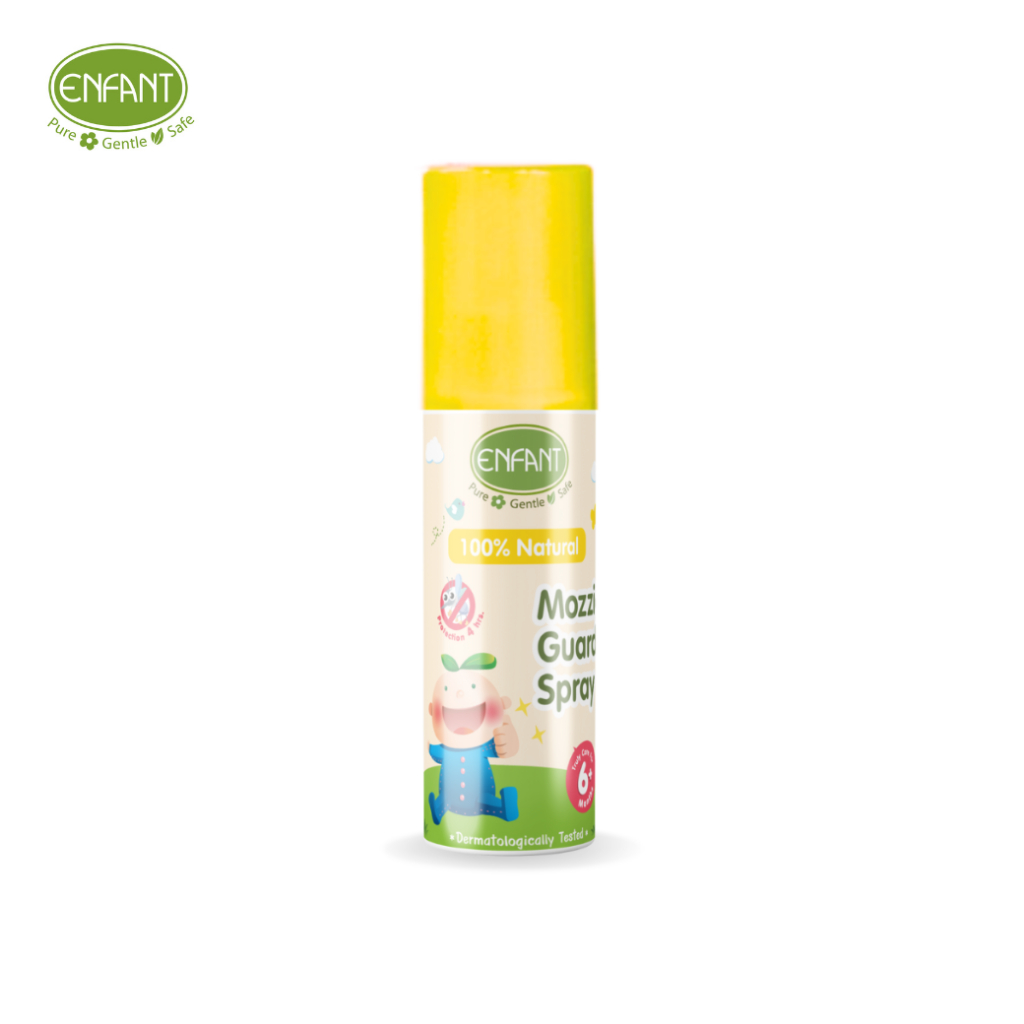 ENFANT (อองฟองต์) Natural Mozzie Guard Spray สเปรย์กันยุง กลิ่นตะไคร้หอม สำหรับเด็ก 6 เดือนขึ้น ...